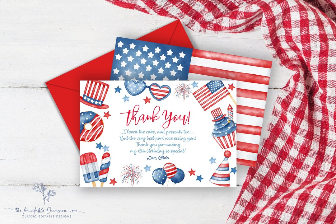 EDITABLE Labor Day Thank You Card Template Printable Labor - Etsy