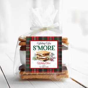 Smore Christmas Printable Gift Tag Smores Kit Tag Sweet Treat Station ...