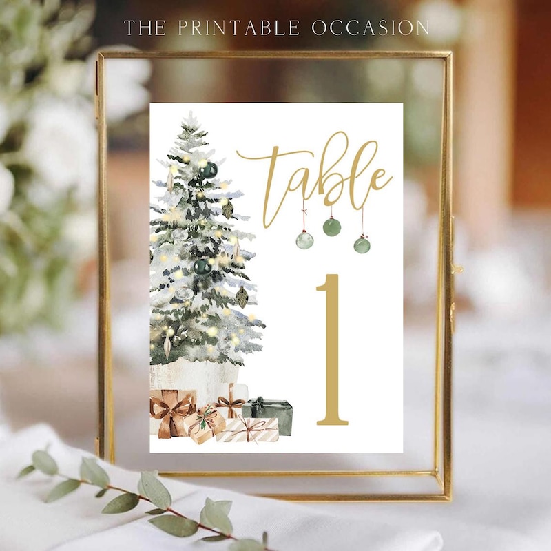 Party Table Numbers - Etsy