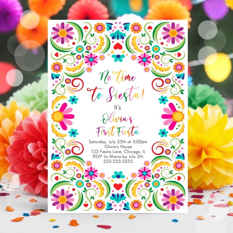 Fiesta Invitation - Etsy