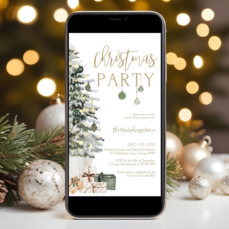 Phone Invitation - Etsy