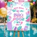 Editable Pool Party Welcome Sign Tropical Splish Splash Unicorn Pool ...