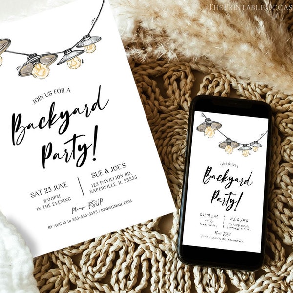 Backyard Party - Etsy