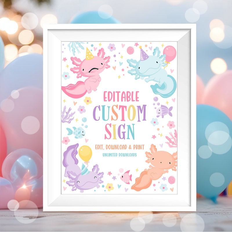 Axolotl Fish Clipart - Etsy