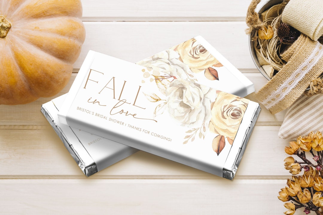 Boho Floral Chocolate Bar Wrapper, Boho Candy Bar Wrapper Template ...