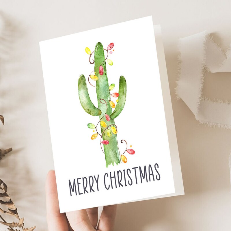 Cactus Greeting Card - Etsy