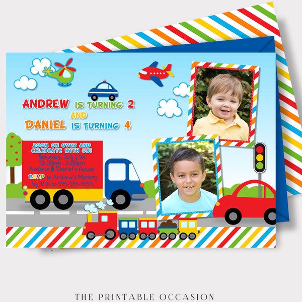 Transportation Party - Etsy