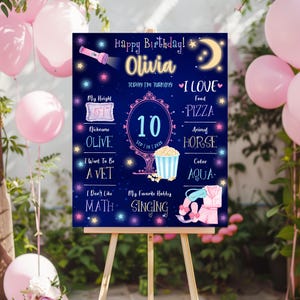 Purple Sleepover Welcome Sign Glow Sleepover Birthday Party Welcome ...