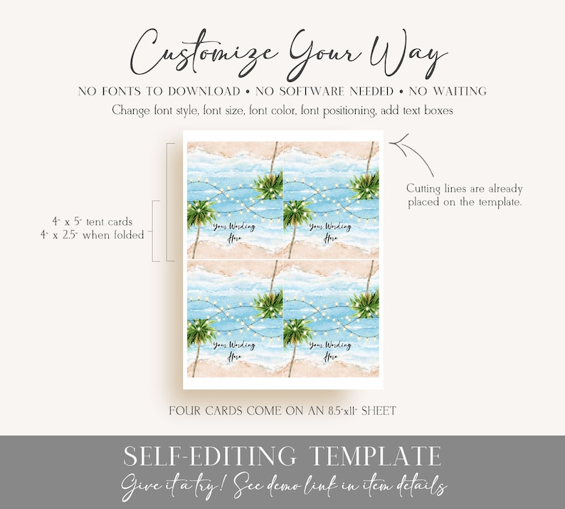 Beach Party Food Labels Editable Beach Party Food Tents Cards - Etsy