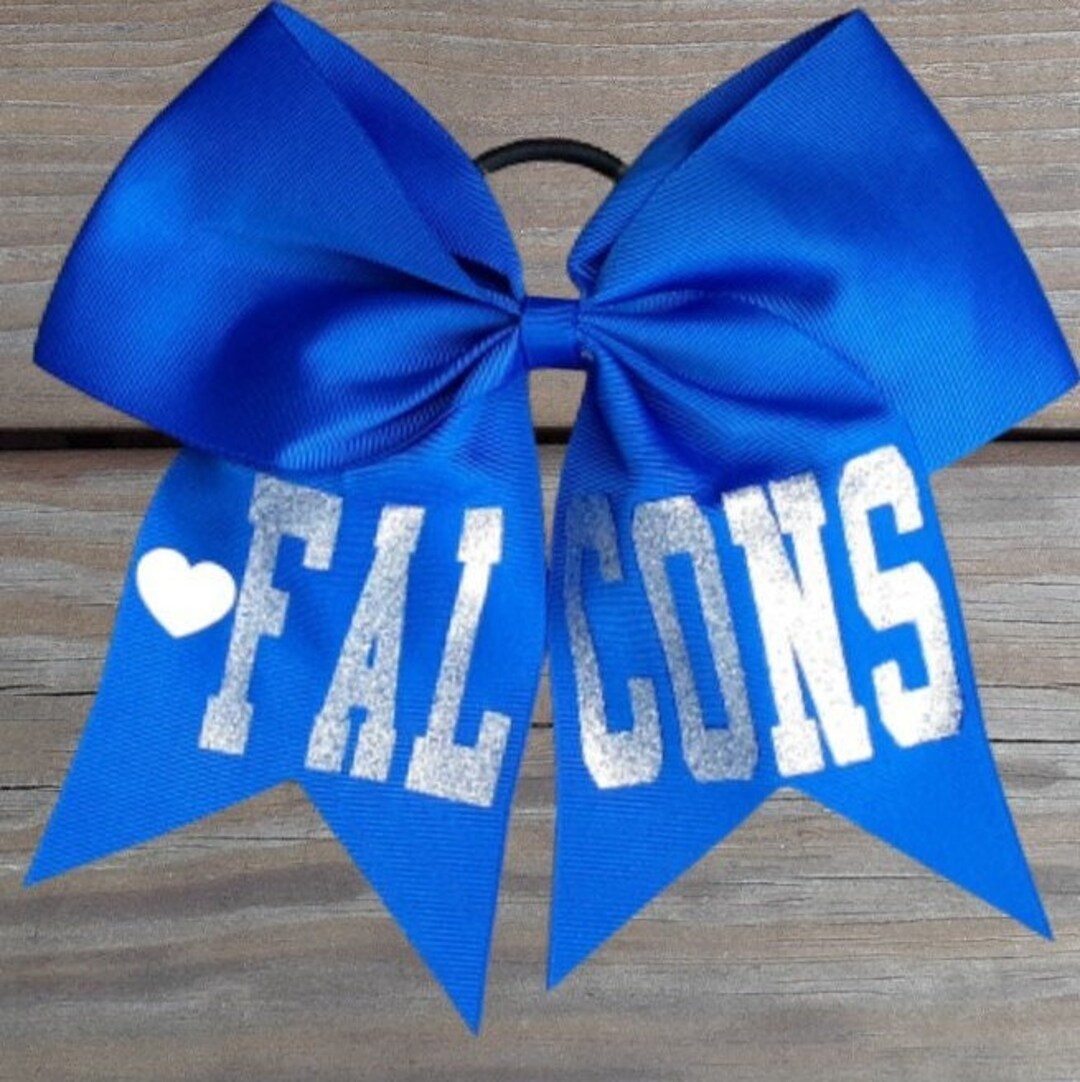 Falcons Bow Customize, Personalize Team School Bow, Bulk Bow - Etsy