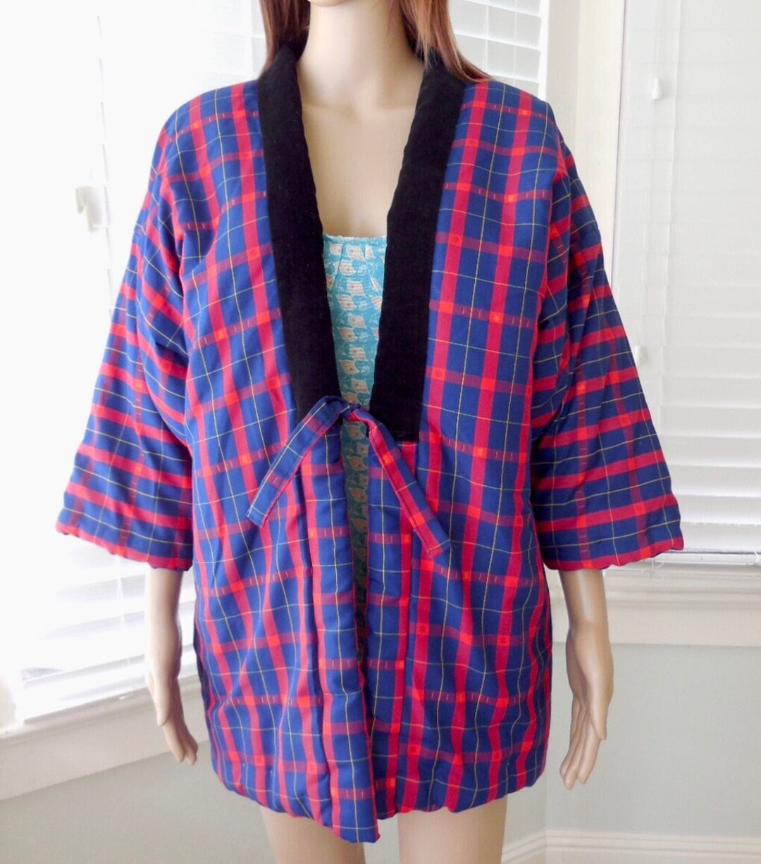HANTEN JACKET Vintage Japanese Hanten Noragi Jacket Thick Padded Hanten ...