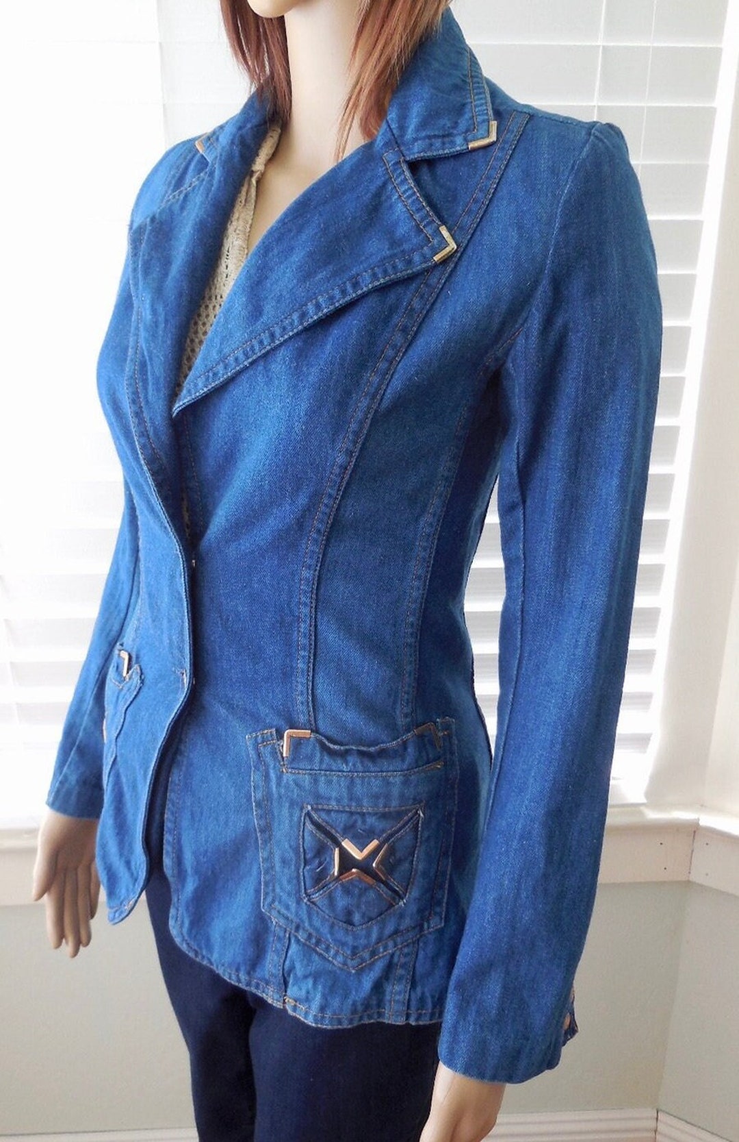 DENIM Levi Jacket Women's Blue Jean Jacket GAIMIIN Levi Jacket Levi ...