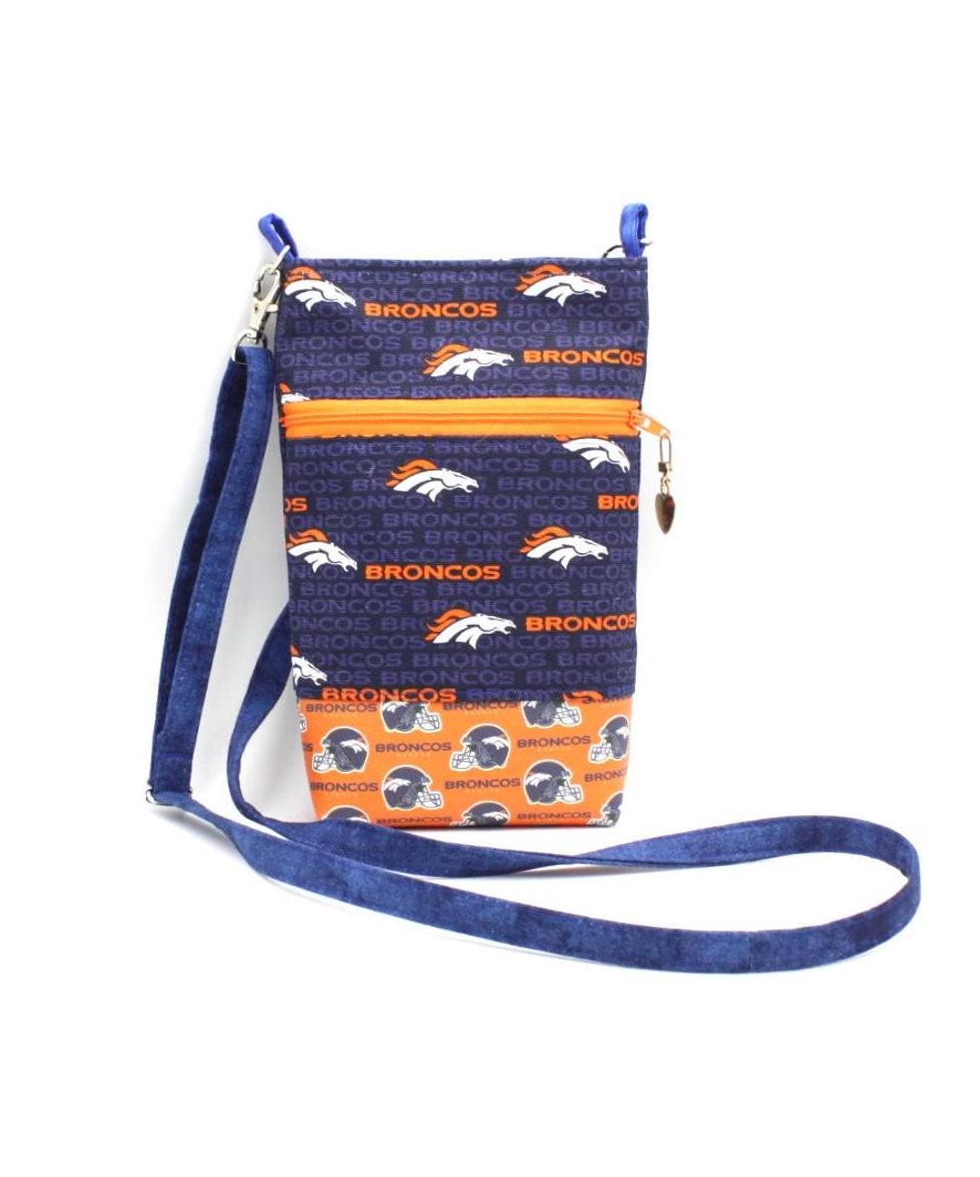 Broncos Inspired Crossbody Bag/broncos Gifts/orange Crush Gifts/nfl ...