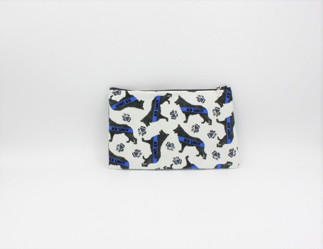 K9 Police Zipper Pouch/police K9 Lovers Gift/coupon Holder/phone Case ...