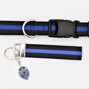 Thin Blue Line Dog Collar, Police Dog Collar, Police K9, Police Lives ...