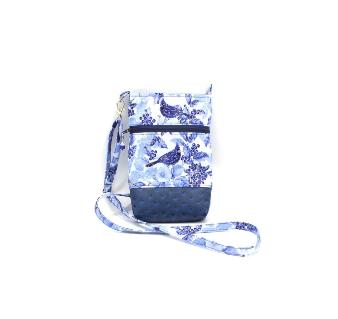 Blue Cardinals Crossbody Bag/crossbody Phone Bag/adjustable Crossbody ...