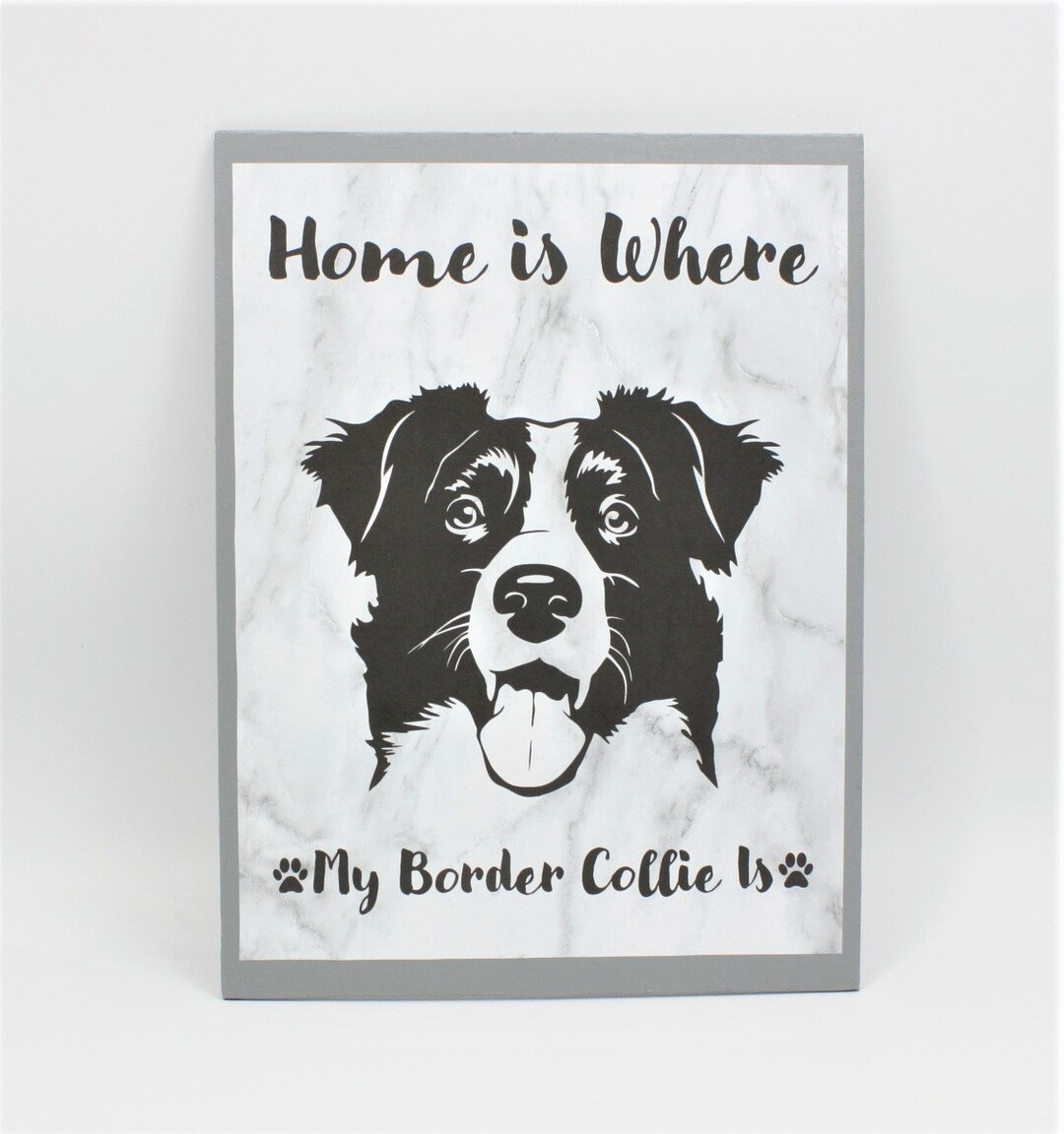 Border Collie Wall Frame/border Collie Picture Frame/border Collie ...