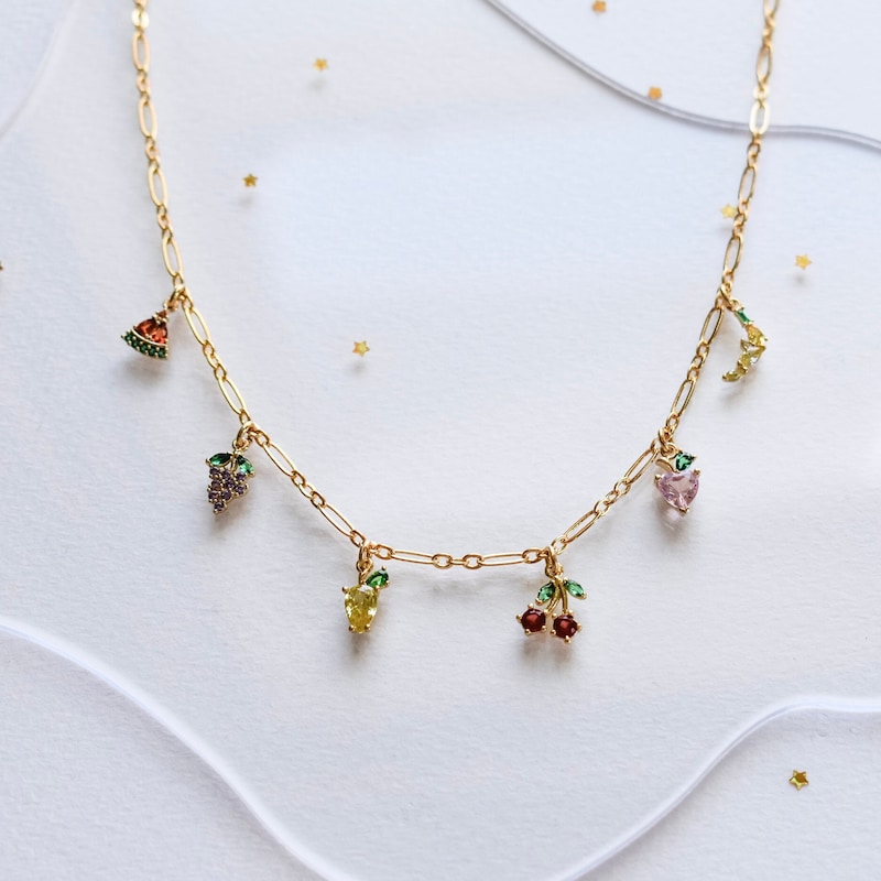 Fruit Necklace - Etsy