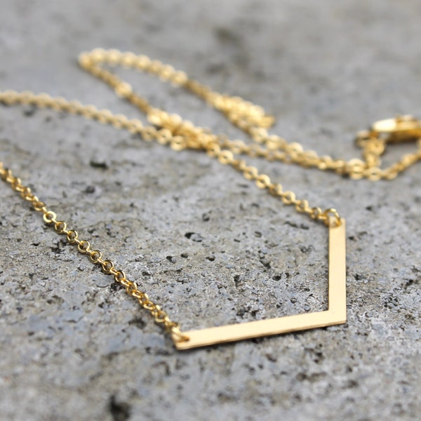Chevron Necklace - Etsy