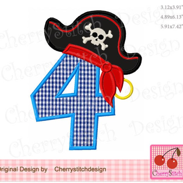 Pirate Number - Etsy