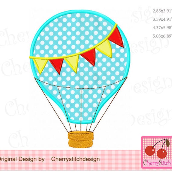 Balloon Applique - Etsy