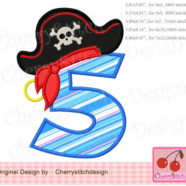 Pirate Number - Etsy