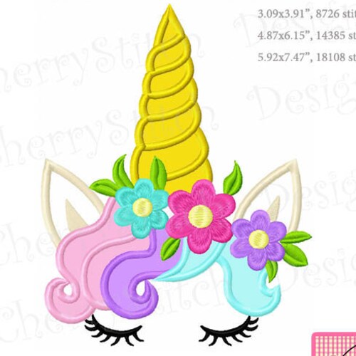 Flowers Applique Machine Embroidery Design SPRING04 | Etsy