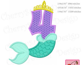 Mermaid Number 4 | Etsy