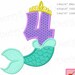 Mermaid tail Number 4 Mermaid number 4 Birthday Princess | Etsy