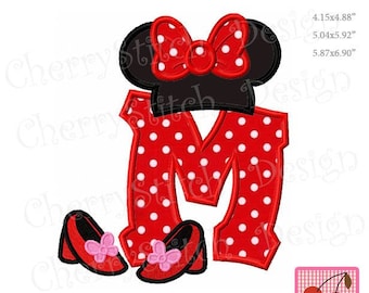 Letter M Applique | Etsy