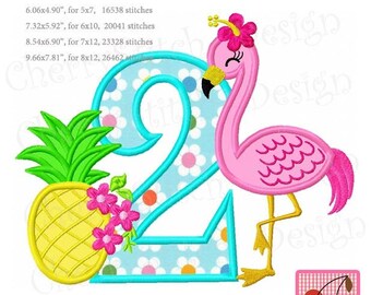 Flamingo Number | Etsy