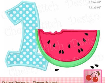 Watermelon number | Etsy