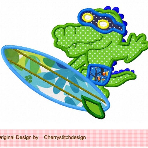 Alligator Applique - Etsy