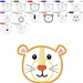 Lion Face Baby Animal Embroidery Applique AN0469 - Etsy