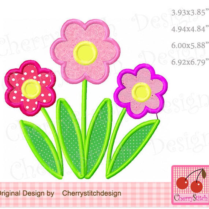 Flower Applique - Etsy