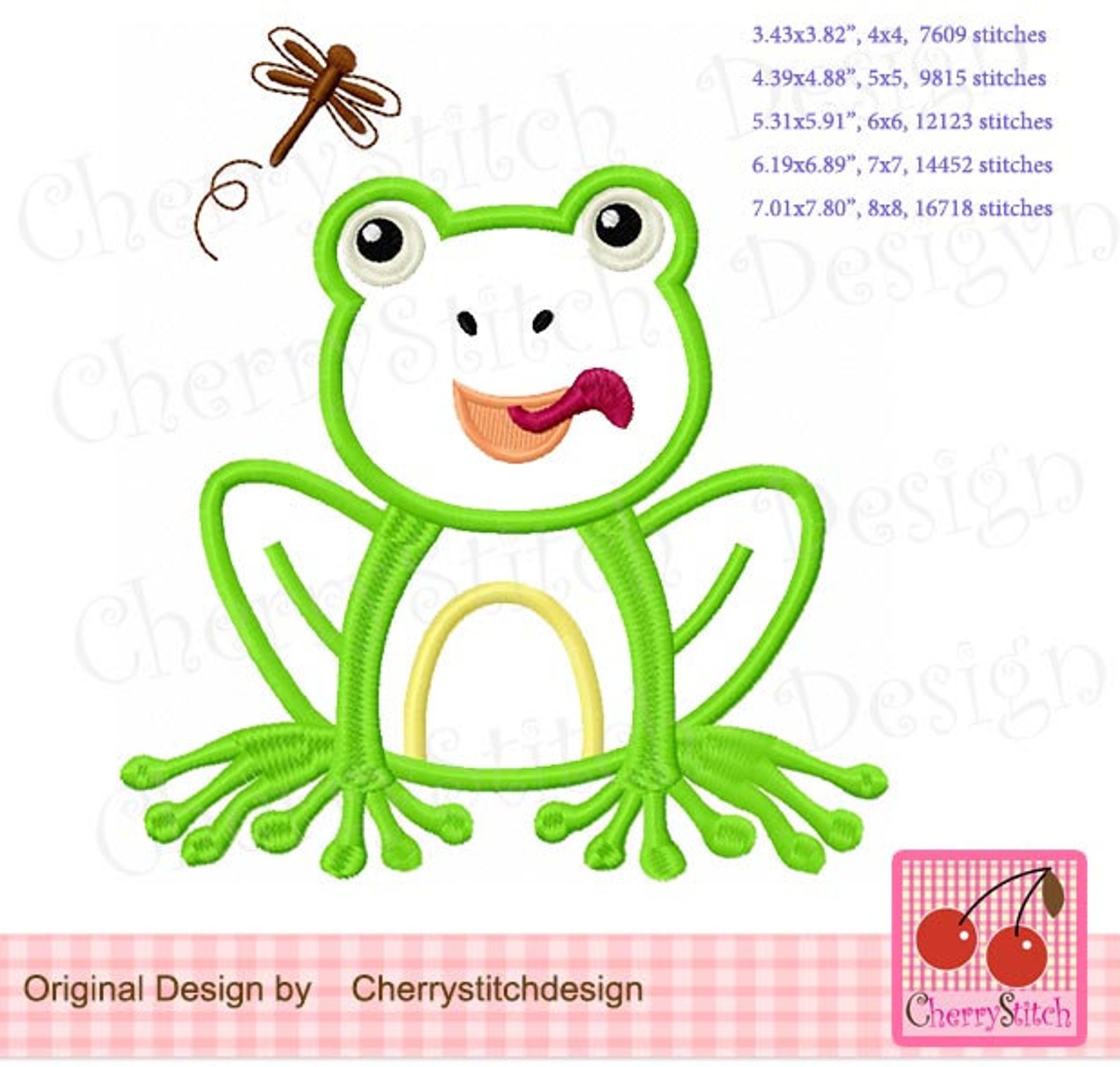 Frog Baby Frog Boy Embroidery Applique Design AN0473 | Etsy