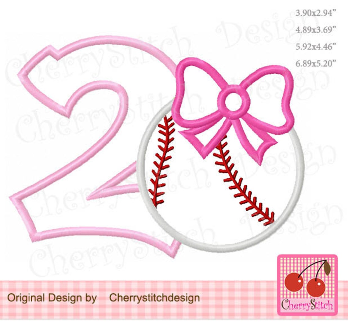 Baseball Number 2 Sports Ball Birthday Number 2 Machine - Etsy