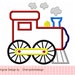Train Transportation Machine Embroidery Applique Design - Etsy