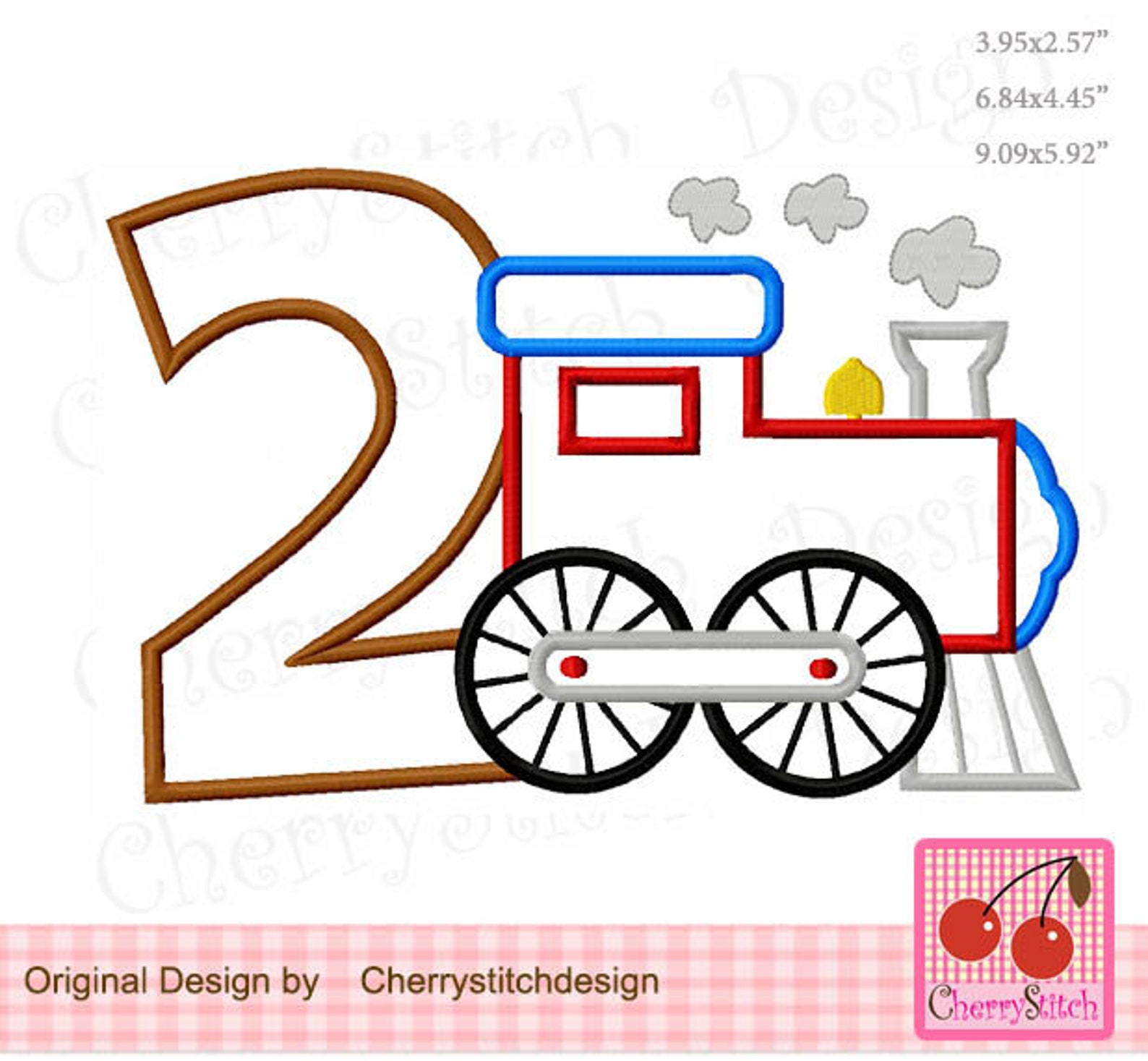 Train Number 2 Birthday Nubmer 2 Transportation Machine - Etsy