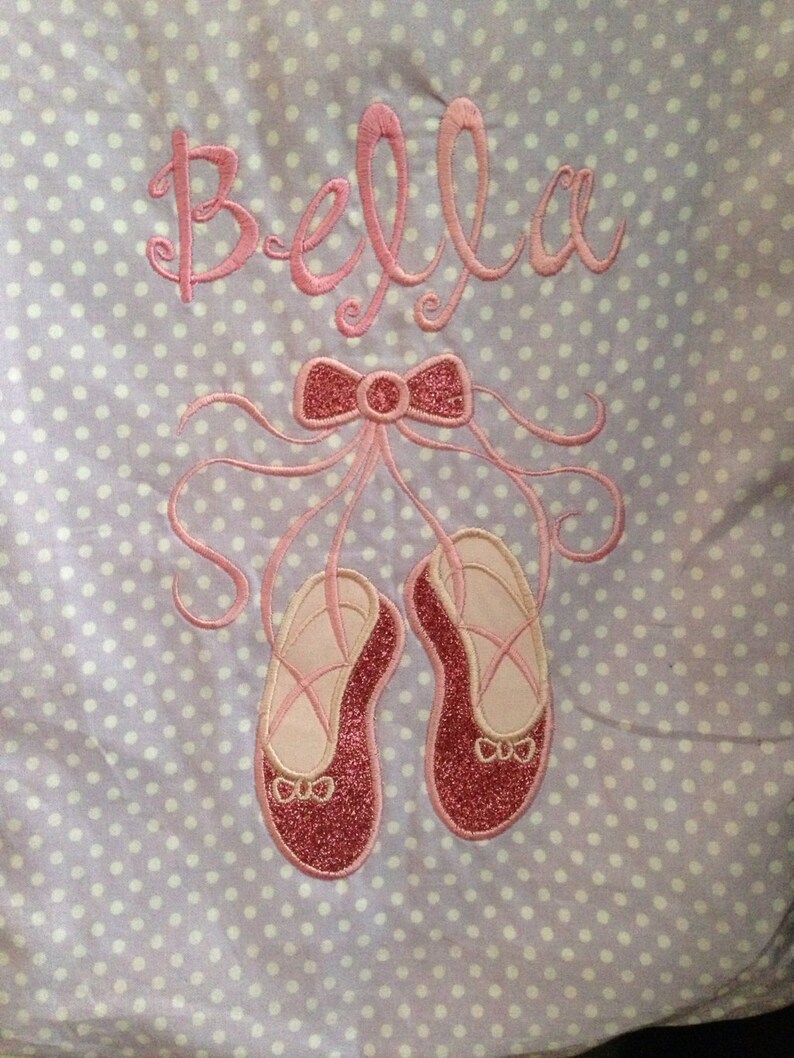 Ballet shoes Machine embroidery applique design for 4x45x7 | Etsy