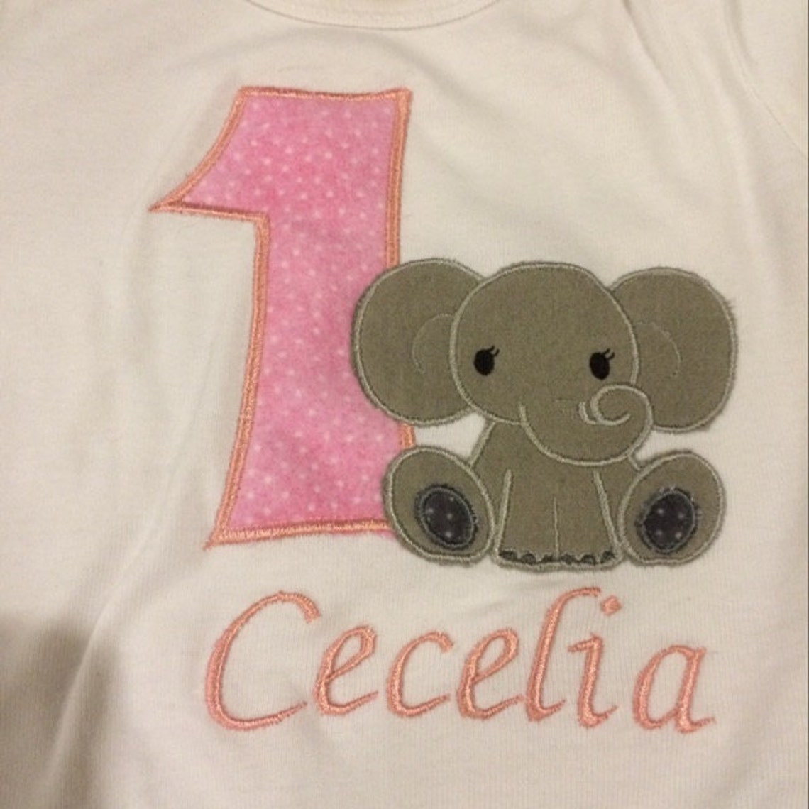 Elephant Baby Animal Machine Embroidery Applique Design 4x4 - Etsy