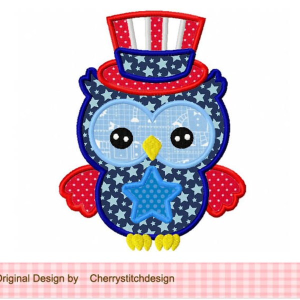 Patriotic Owl - Etsy