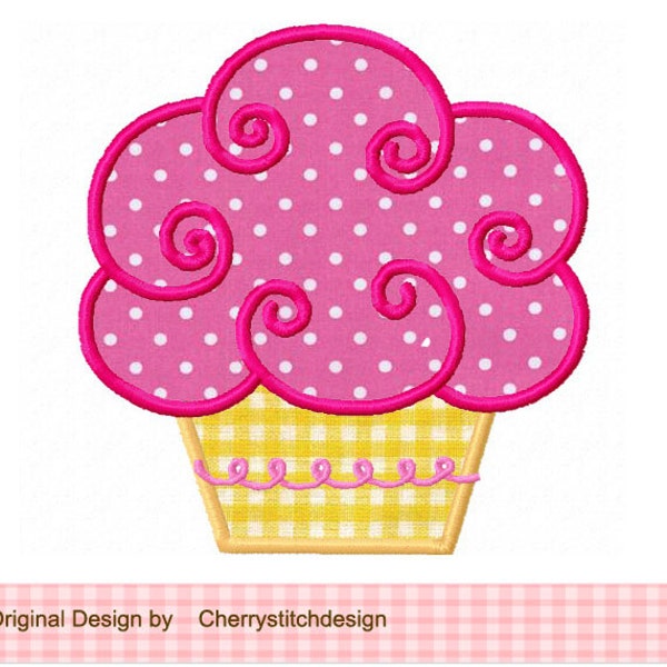Cupcake Embroidery - Etsy