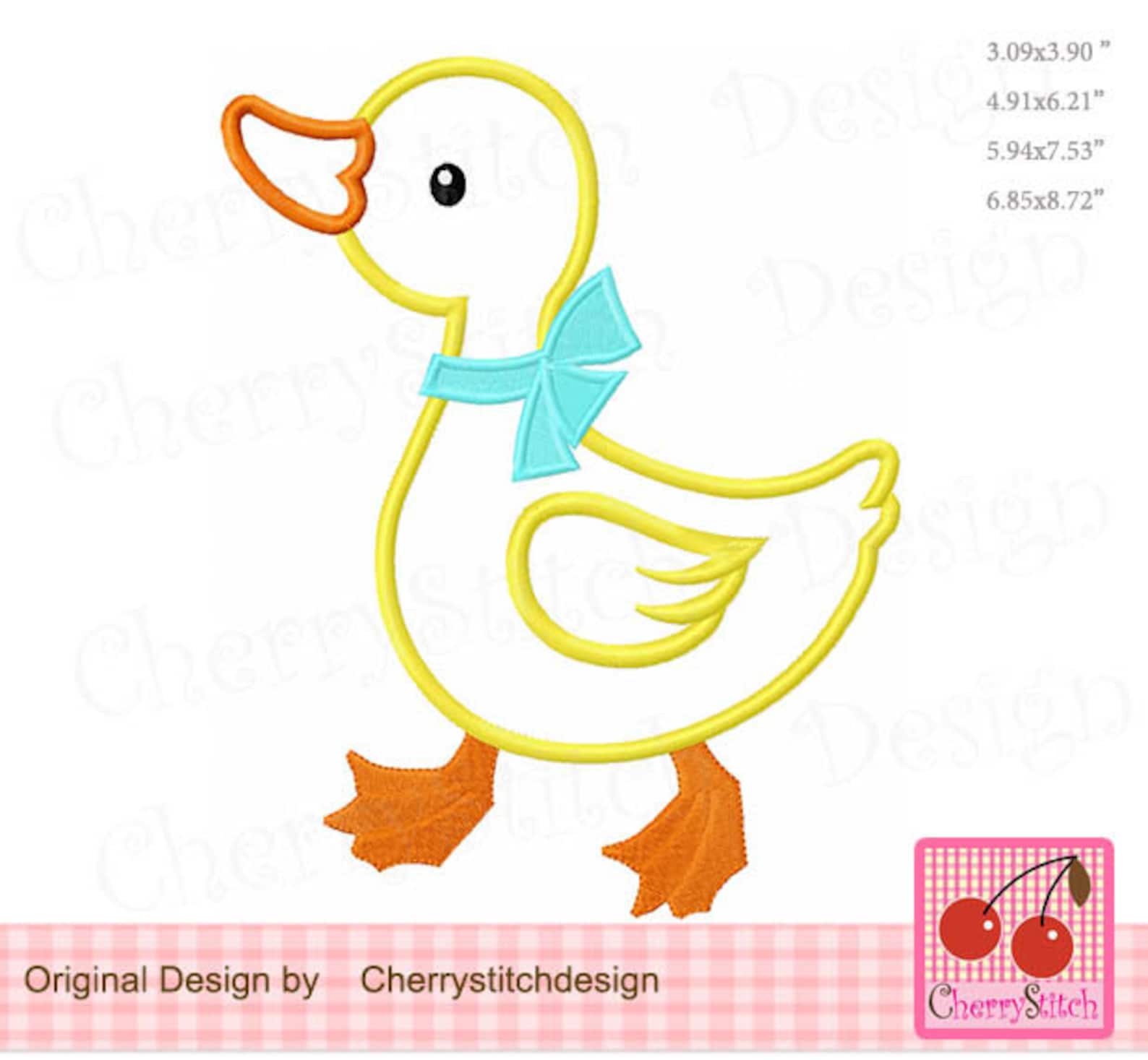 Goose Baby Goose Machine Embroidery Applique Design AN0175 - Etsy