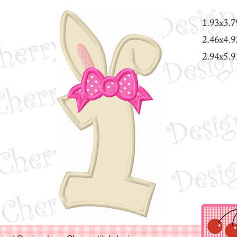 Easter Bunny Number - Etsy