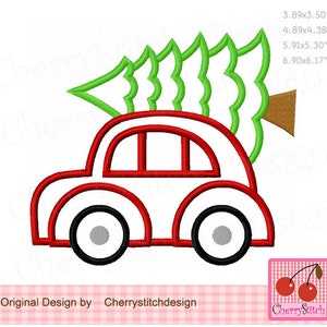 Christmas Vehicle Christmas Car With Tree Transportation Machine ...