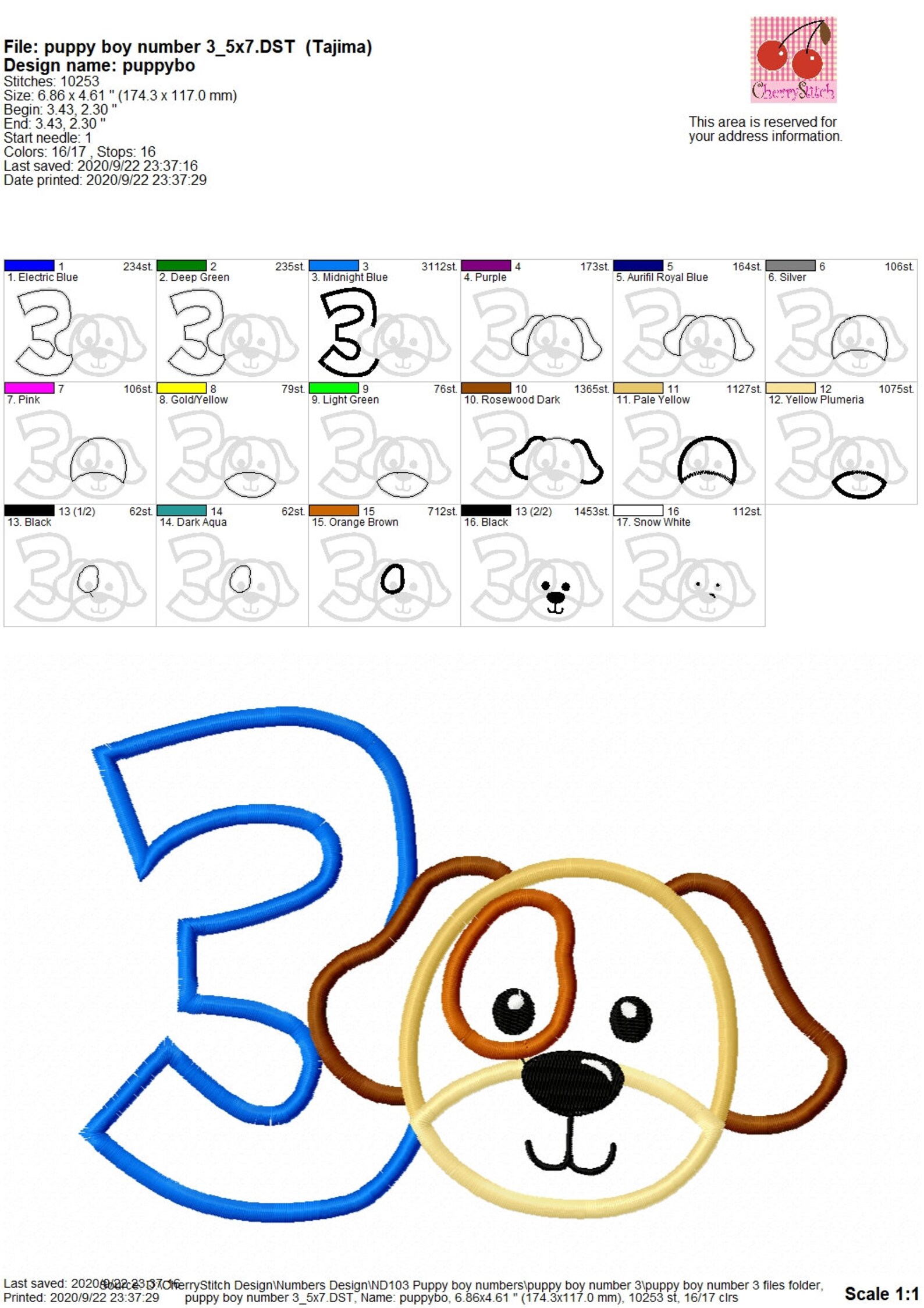 Puppy Number 3 Dog Number 3 Birthday Number 3 Machine - Etsy