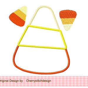 Candy Corn Fall Machine Embroidery Applique Design 4x4 5x5 - Etsy