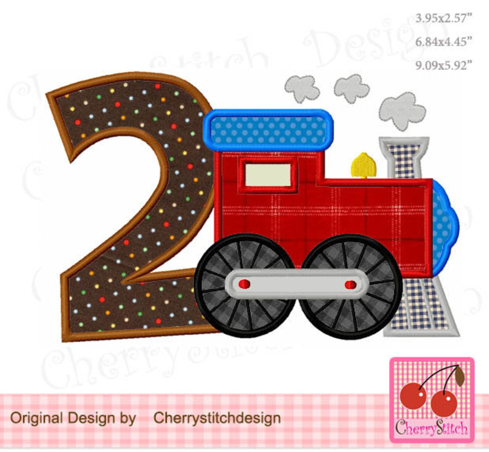 Train Number 2 Birthday Nubmer 2 Transportation Machine | Etsy