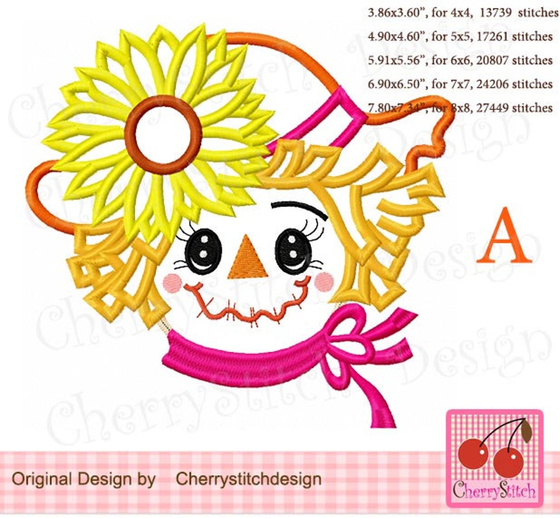 Scarecrow Face Scarecrow Girlsunflower Scarecrow Machine | Etsy